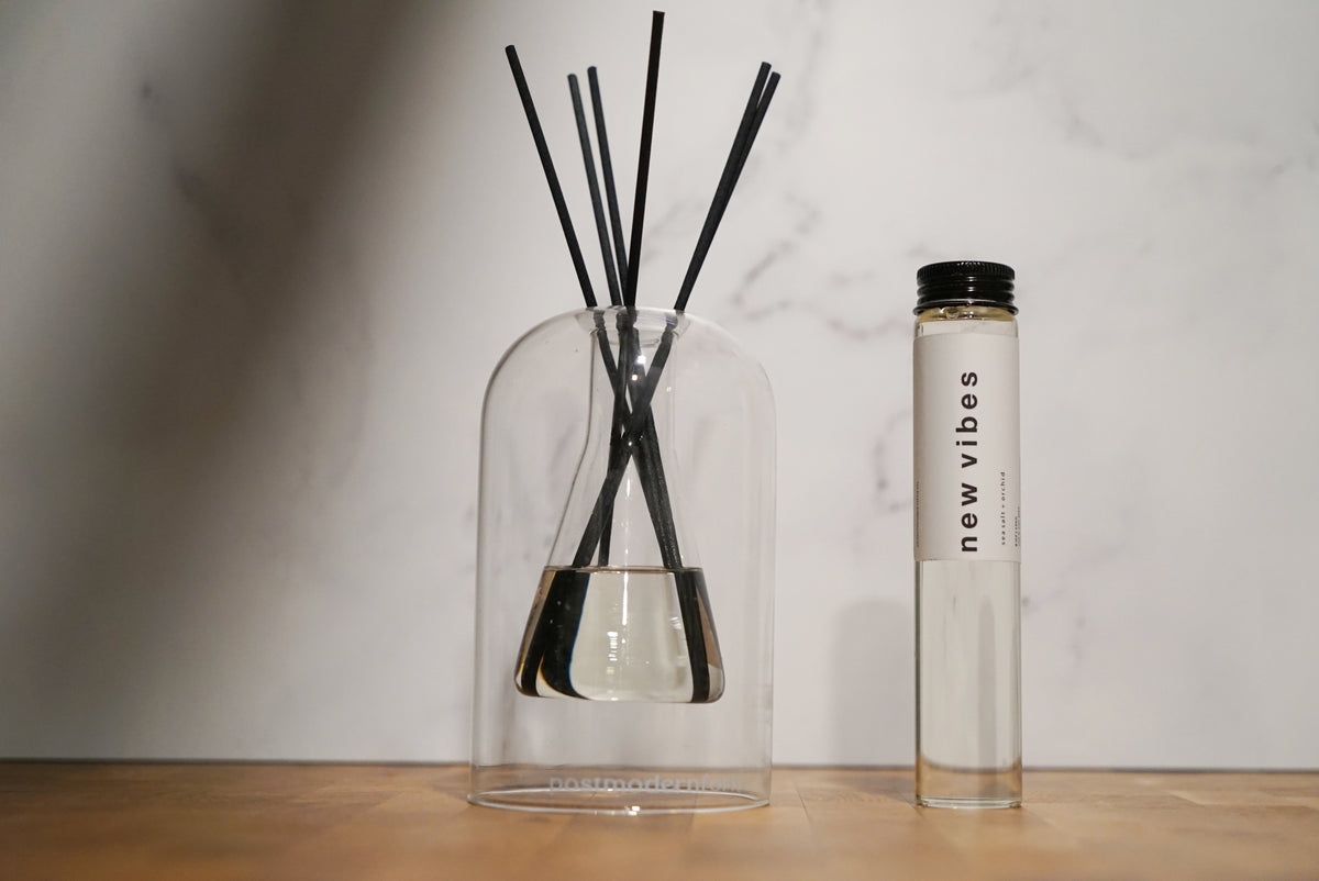 new vibes (sea salt + orchid) - diffuser set – postmodernform
